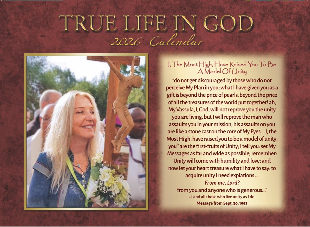 TLIG 2026 Religious Ecumenical Evangelizing Calendar; Each month has a ...
